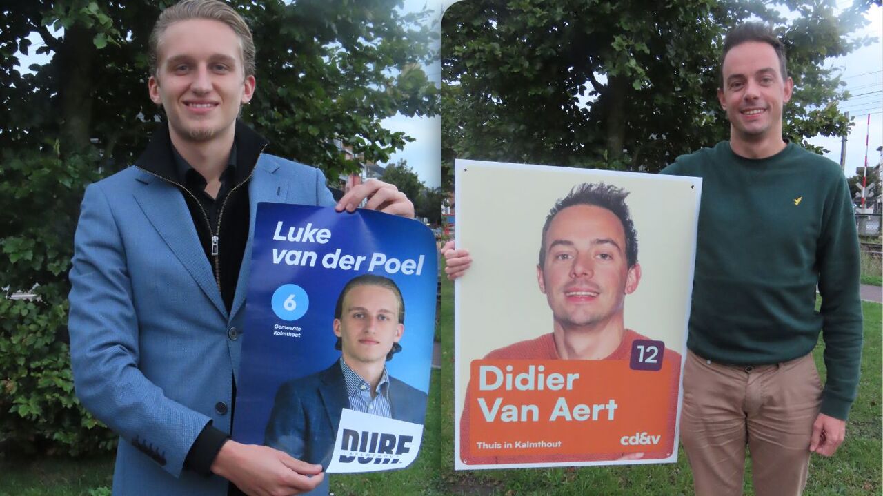 Ook clash tussen Van Aert en Van der Poel bij verkiezingen in Kalmthout | VRT NWS: nieuws