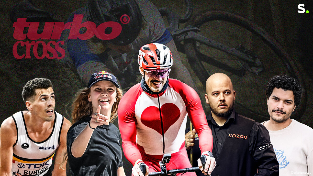 Een wereldkampioen en een olympische recordman springen op de fiets ...