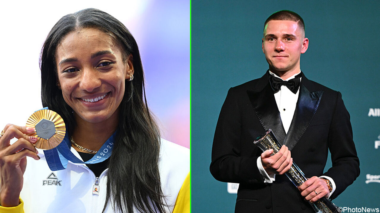 Remco Evenepoel en Nafi Thiam verzilveren olympisch goud met trofee ...