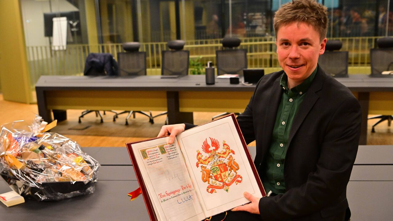 Dr. Kasper Bormans (37) uit Leopoldsburg is jongste baron van het land ...