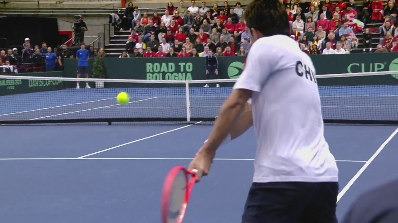 Wat een anticlimax: Daviscup-ontmoeting tussen België en Chili eindigt ...