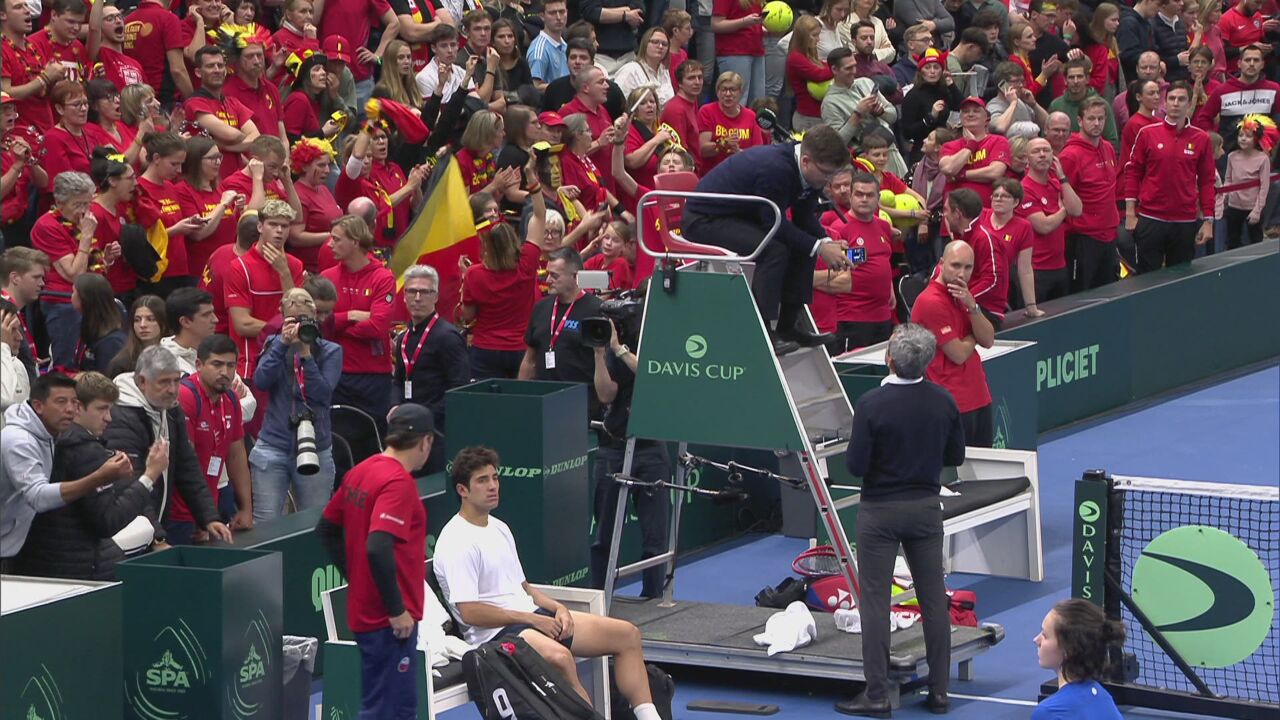 Wat een anticlimax: Daviscup-ontmoeting tussen België en Chili eindigt ...