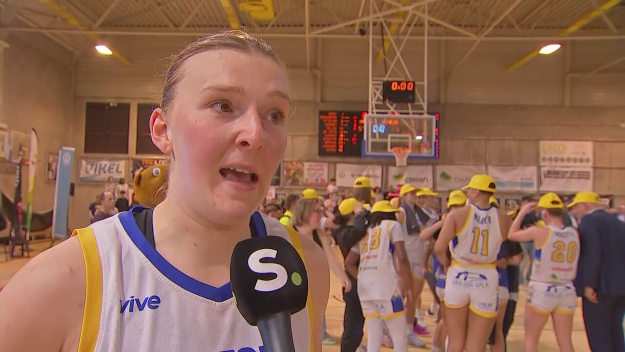 Castors Braine houdt Kangoeroes Mechelen van 4 op rij en kroont zich ...