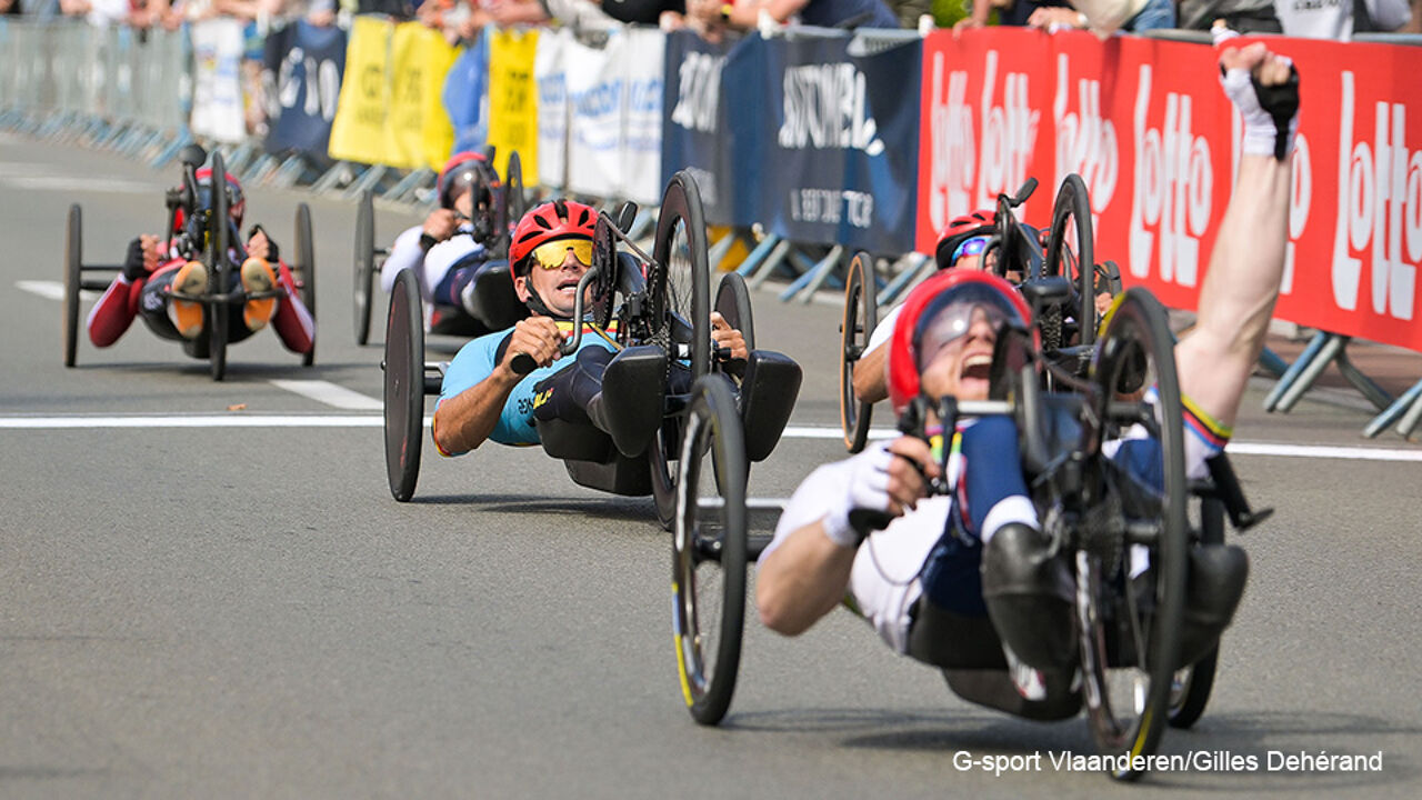 Na winst van Tim Celen sprint Jonas Van de Steene ook nog naar zilver ...