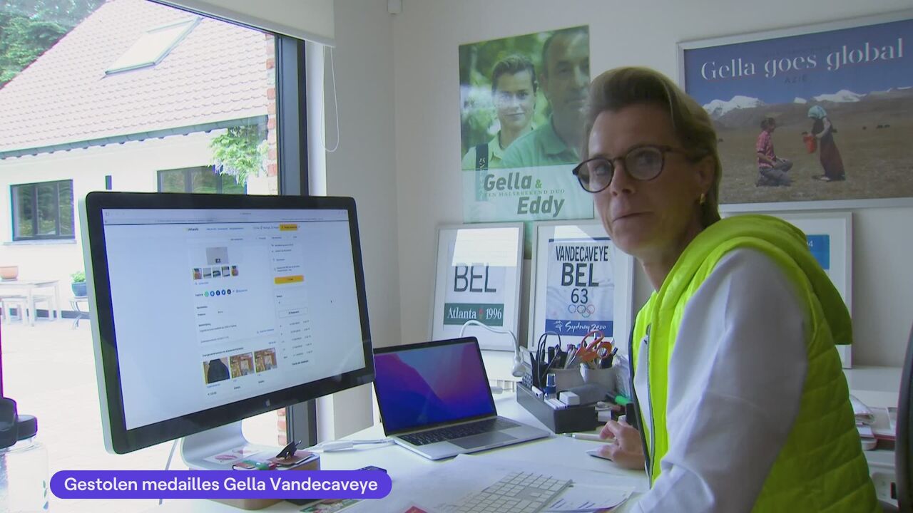 Gella Vandecaveye ziet gestolen olympische medailles opduiken op ...