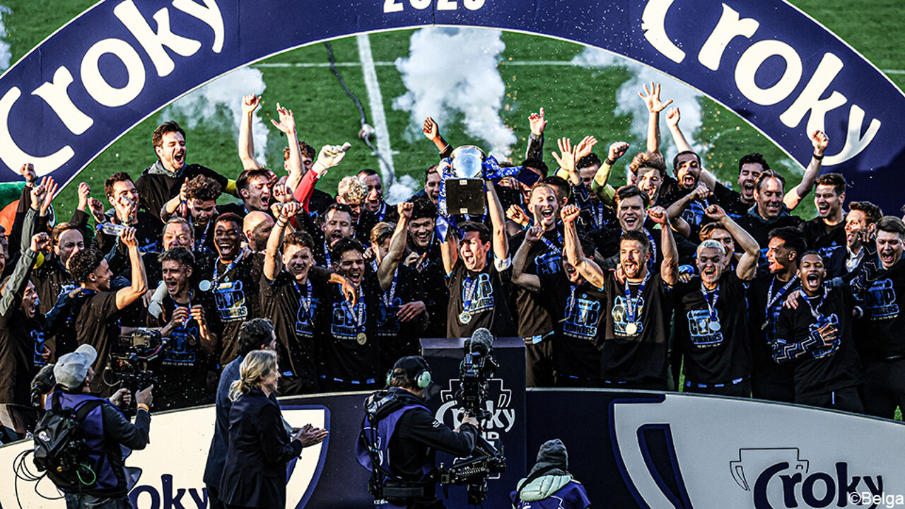 Club Brugge wint dankzij goals Romeo Vermant 12e Beker van België en ...