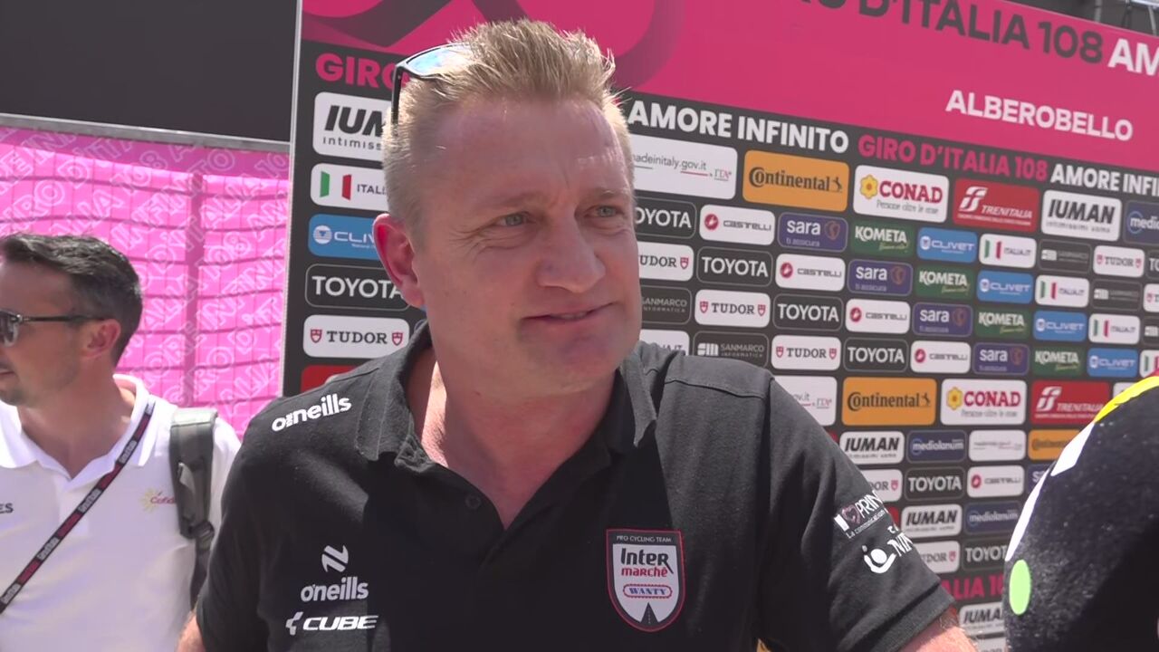 "Giro-debutant" Bart Wellens passeert vandaag de plek waar hij WK ...