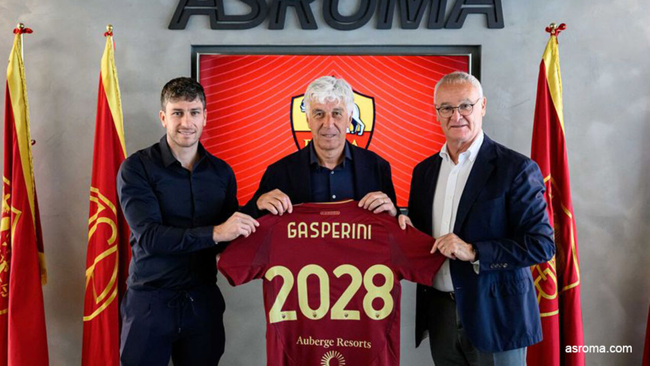 Met de goedkeuring van Ranieri: Gian Piero Gasperini is de nieuwe coach van AS Roma | sporza