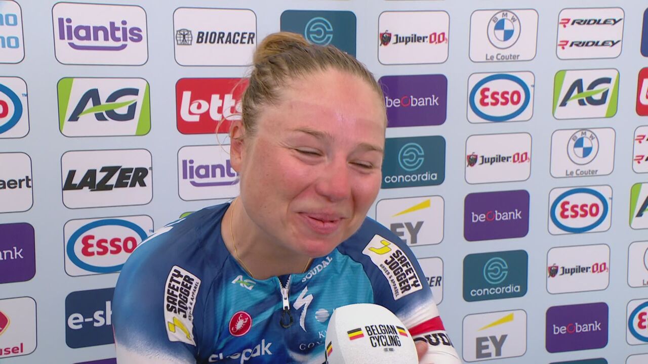 "Supergemakkelijk dankzij ploegmaats": Justine Ghekiere is blij dat ...