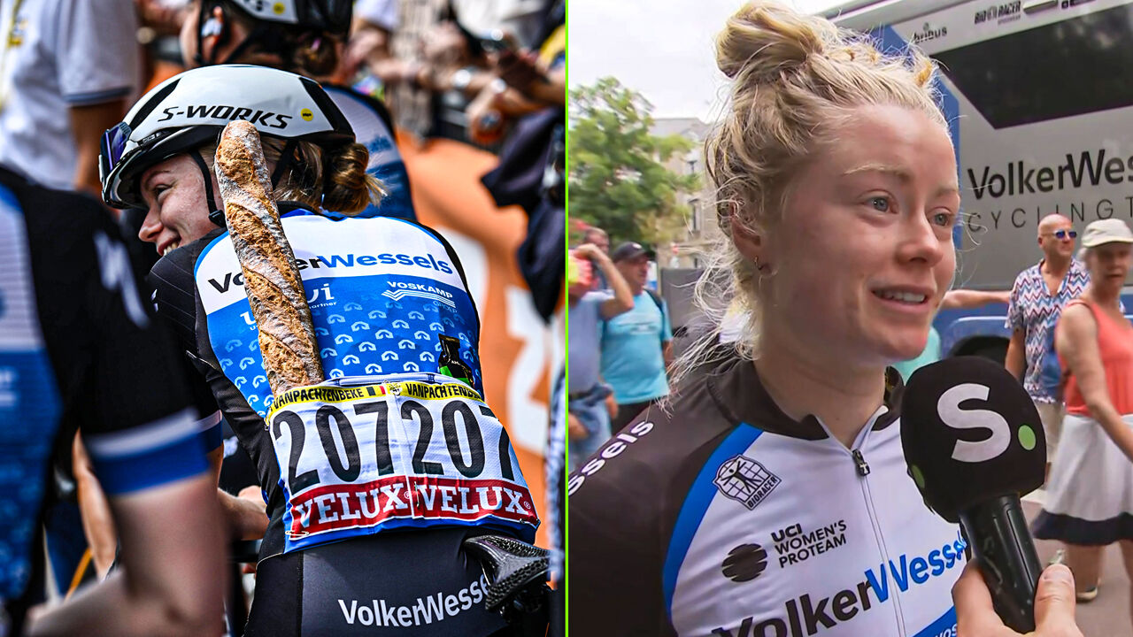 Belgische zorgt voor opvallend beeld in Tour met stokbrood: "Wat ...
