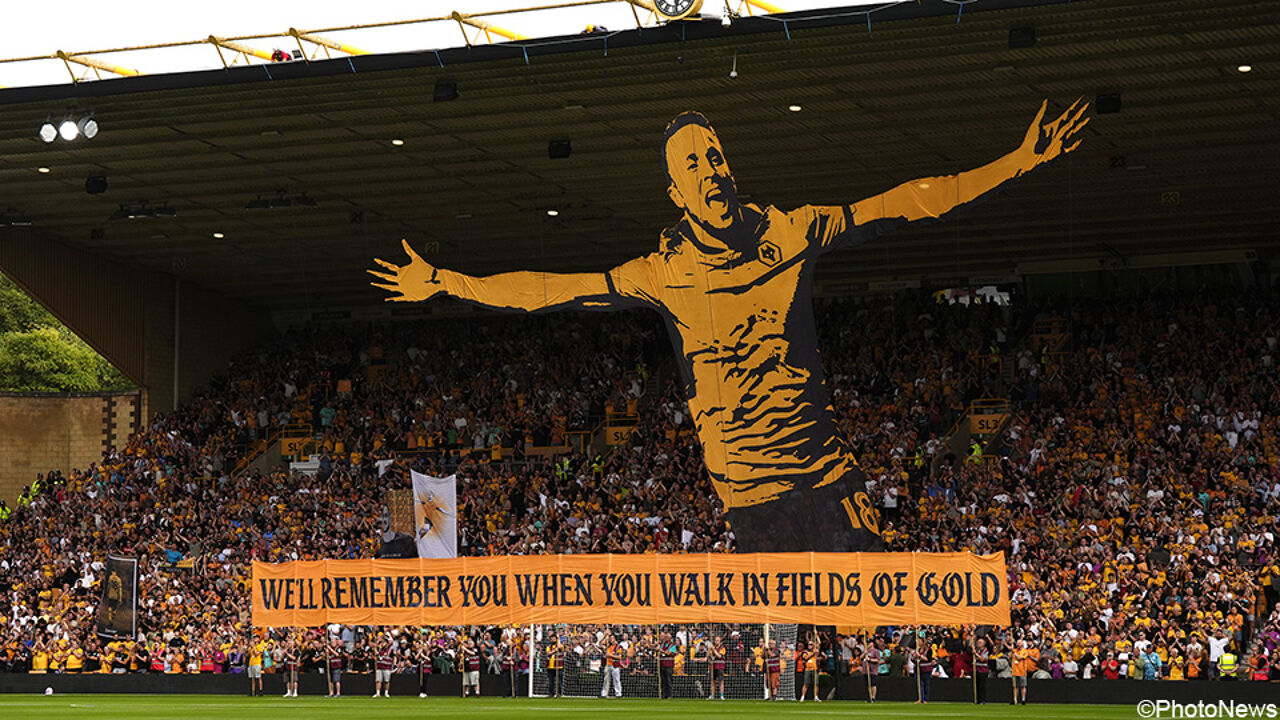 "Diogo! Diogo! Diogo!": ex-club Wolves eert betreurde Diogo Jota met ...