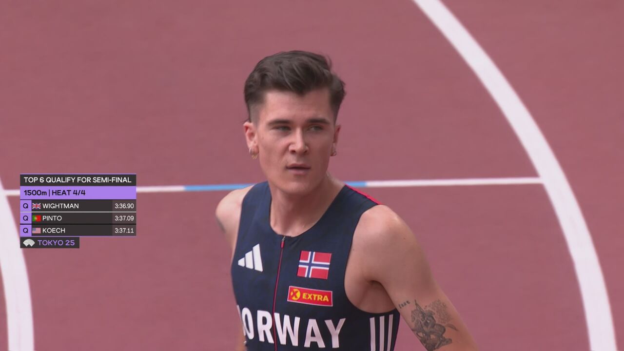 WK atletiek: Ruben Verheyden stoot als enige Belg door op de 1.500m, Ndjip-Nyemeck snelt naar ...