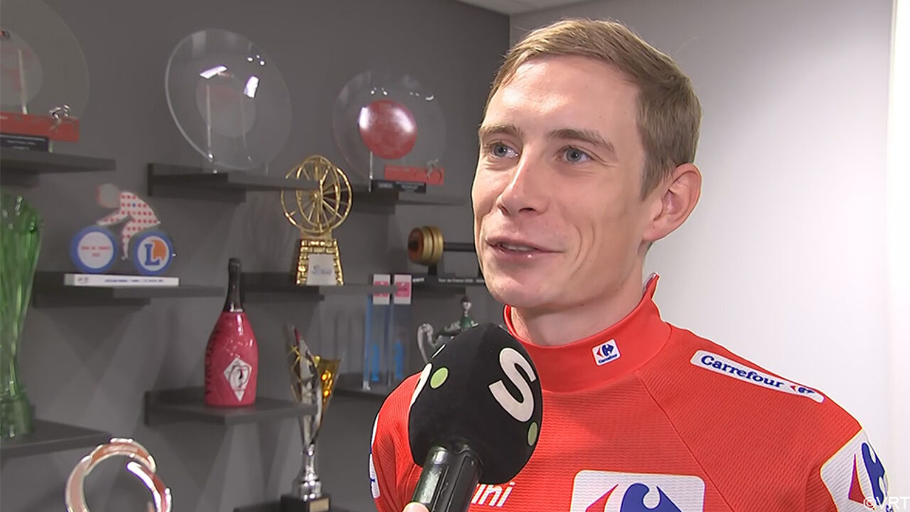 Jarno Widar steekt op eerste aankomst bergop hand uit naar nieuwe ...