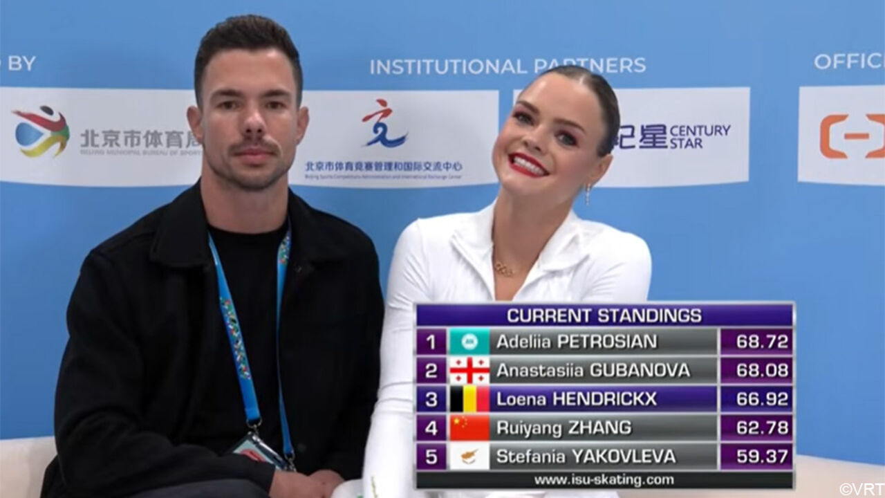 "Ik heb heel hard genoten": Loena Hendrickx wordt 3e in korte kür en ligt op schema voor ...