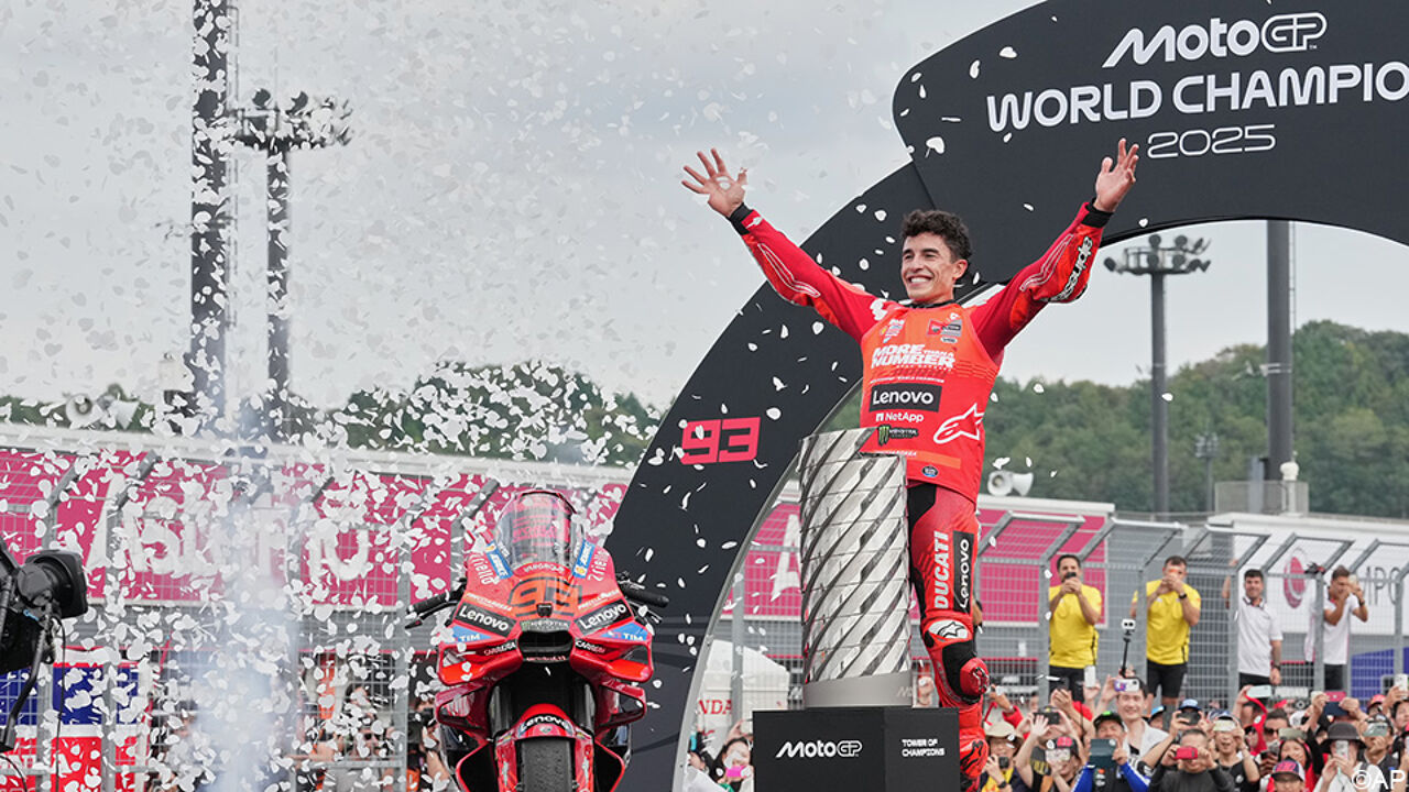 Op 1 titel van het record: Marc Marquez verovert in Japan zijn 7e wereldtitel in de MotoGP | sporza