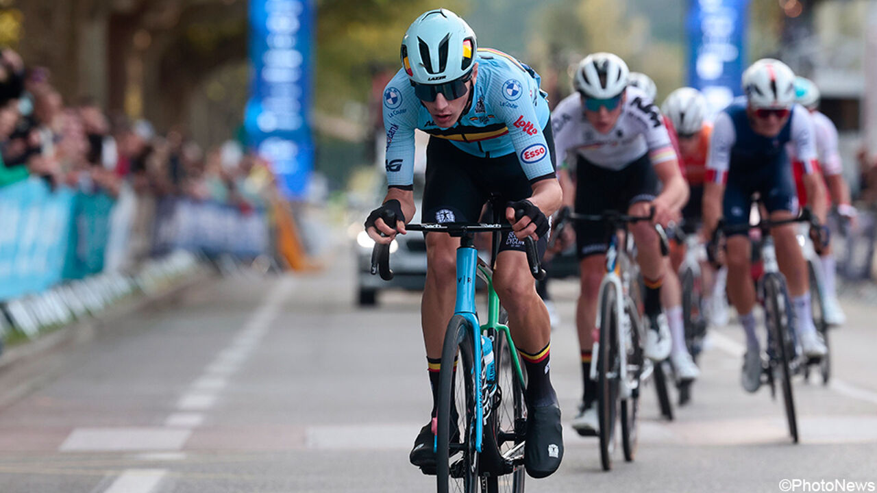 6e plaats voor Seff Van Kerckhove in wegrit bij de junioren, goud voor ...