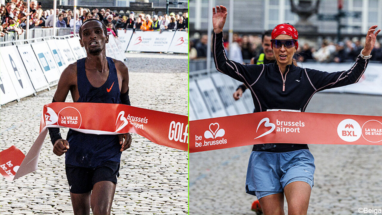 Hillary Mutai triomfeert in recordeditie van Brussels Marathon, Manon Gras wint bij de vrouwen ...