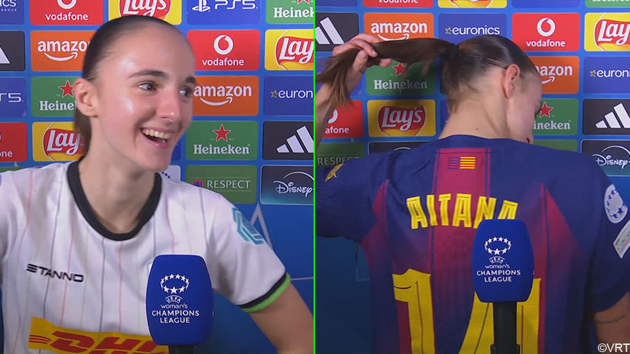 "Zeker en vast!": Zenia Mertens verlaat Barcelona met truitje van ...