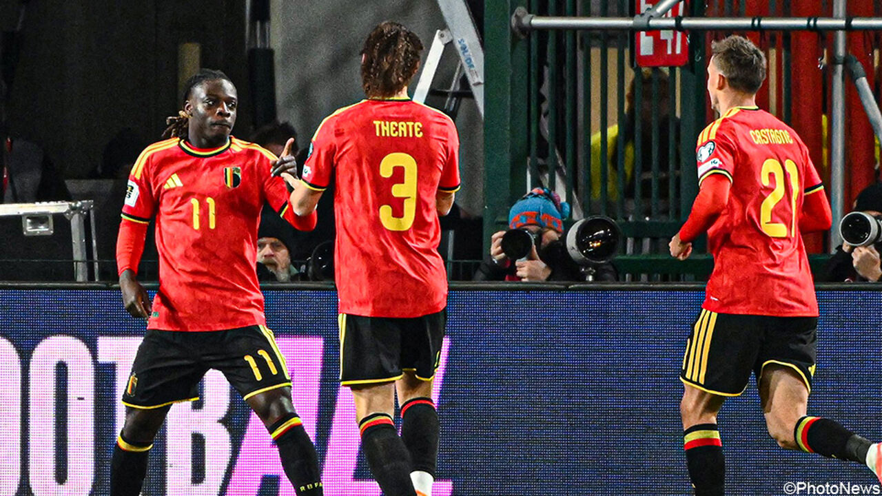 Rode Duivels plaatsen zich voor WK na feestavond met 7 goals tegen ...