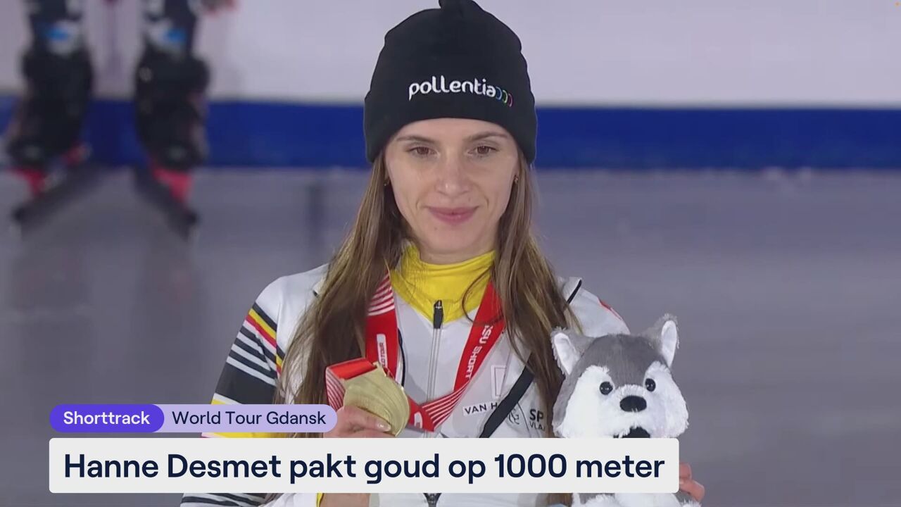 World Tour shorttrack Gdansk: goud voor Hanne Desmet! De mannen pakken ...