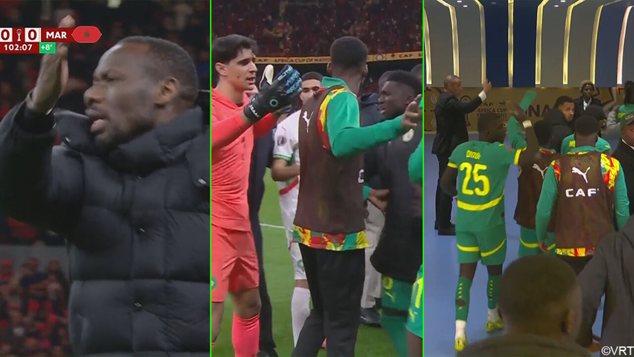Ongeziene beelden op Afrika Cup: spelers Senegal willen naar binnen na ...