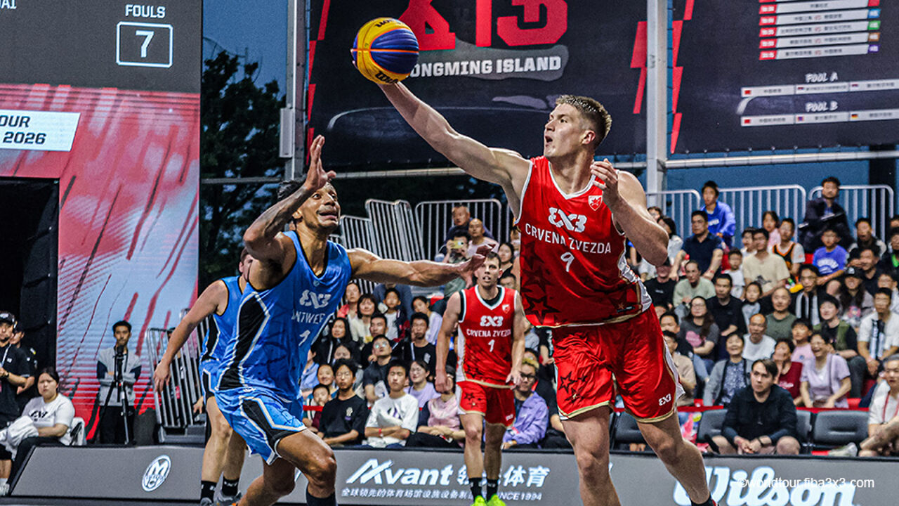 Team Antwerp botst op Rode Ster Belgrado in kwartfinales van 3x3 World ...