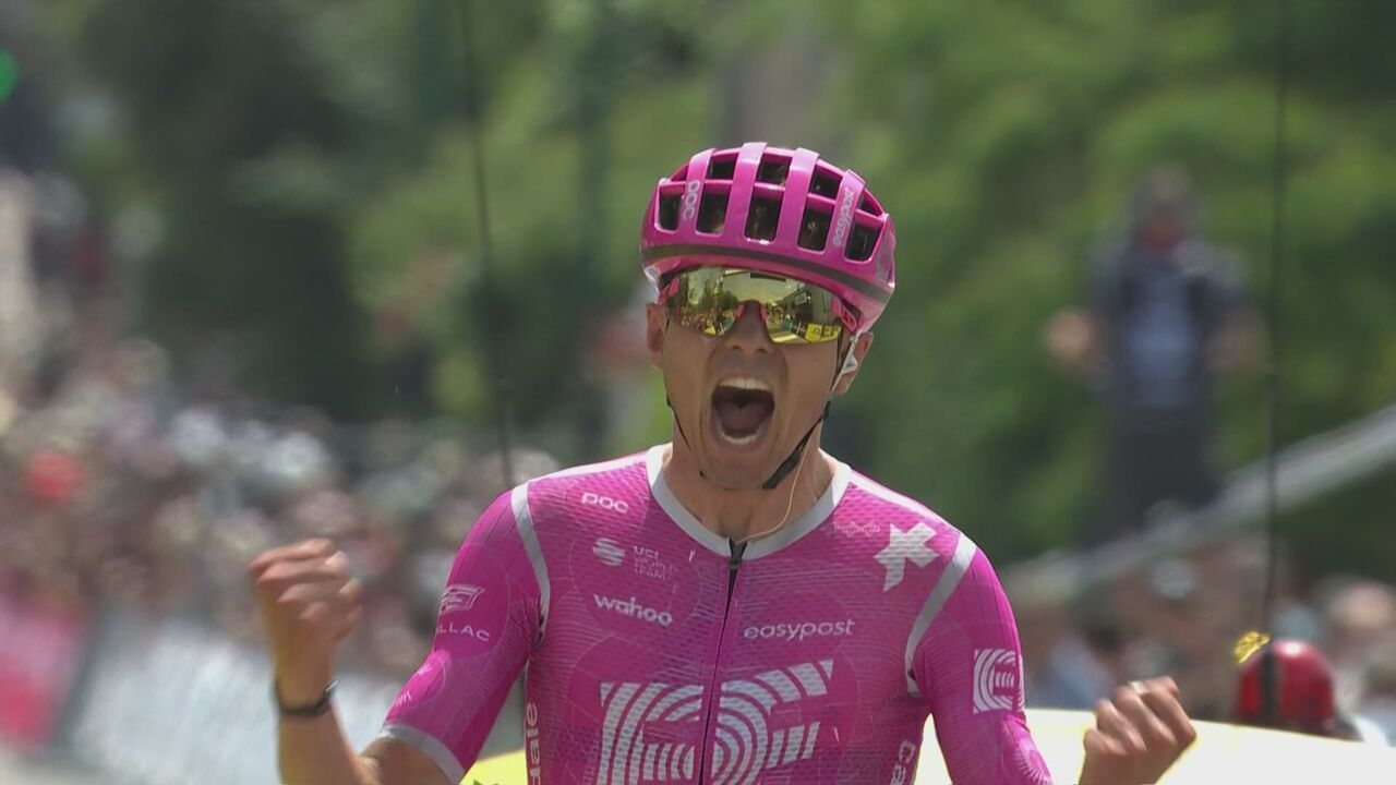 Baudin wint eerste rit Tour Auvergne-Rhône-Alpes, Debruyne knap tweede ...