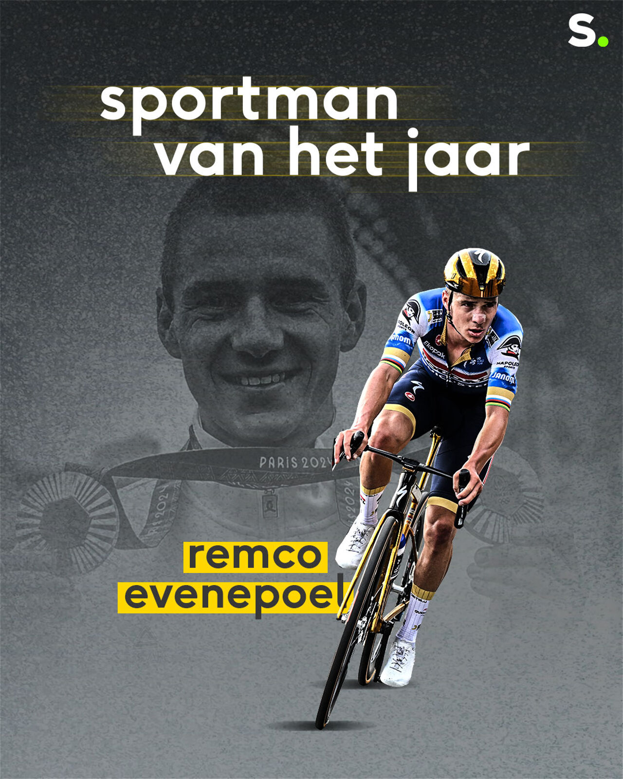 Remco Evenepoel en Nafi Thiam verzilveren olympisch goud met trofee ...