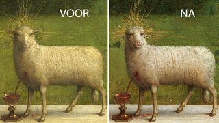 Originele lam van de gebroeders Van Eyck na meer dan 400 jaar opnieuw ...