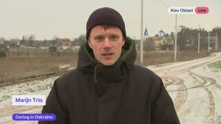 VRT NWS-journalist Marijn Trio moet schuilen voor grootschalige ...