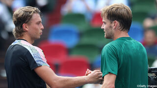 Eentje die deugd doet: herboren David Goffin droogt 's werelds nummer 6 Ben Shelton af in ...