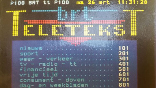 Het einde van een tijdperk: Teletekst houdt op te bestaan | VRT NWS: nieuws