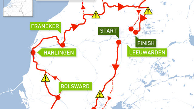 Het parcours van de Elfstedentocht | VRT NWS: nieuws