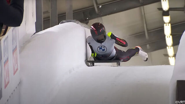 VIDEO: Kim Meylemans opent wereldbeker skeleton met knappe 5e plaats ...