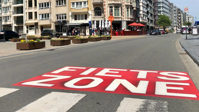 Groot deel van centrum van Oostende is voortaan fietszone, de op één na ...