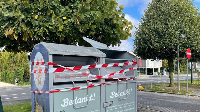 Man sterft in kledingcontainer in Avelgem | VRT NWS: nieuws