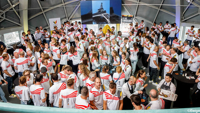 IN BEELD - Team Belgium scherpt groepssfeer aan voor Spelen ...