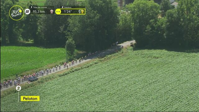 Opmerkelijk: vluchter Bryan Coquard grijpt naast etenszakje en kermt ...