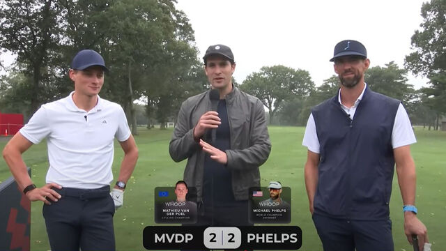 Wat Mathieu van der Poel deed tijdens het WK? Zwemkampioen Michael ...