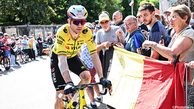 Wout van Aert stapt uit de Tour Auvergne-Rhône-Alpes: "Ontsteking aan ...