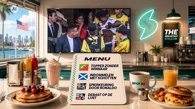 Met Ronaldo die lonkt naar de spieren van IShowSpeed: de Breakfast Club ...