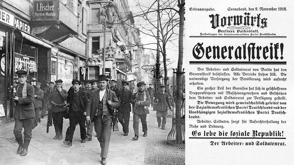 09-11-1918: Revolutie in Berlijn, Duitse republiek uitgeroepen | VRT ...