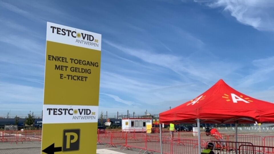 Record number tested at Antwerp Test Village | VRT NWS: news