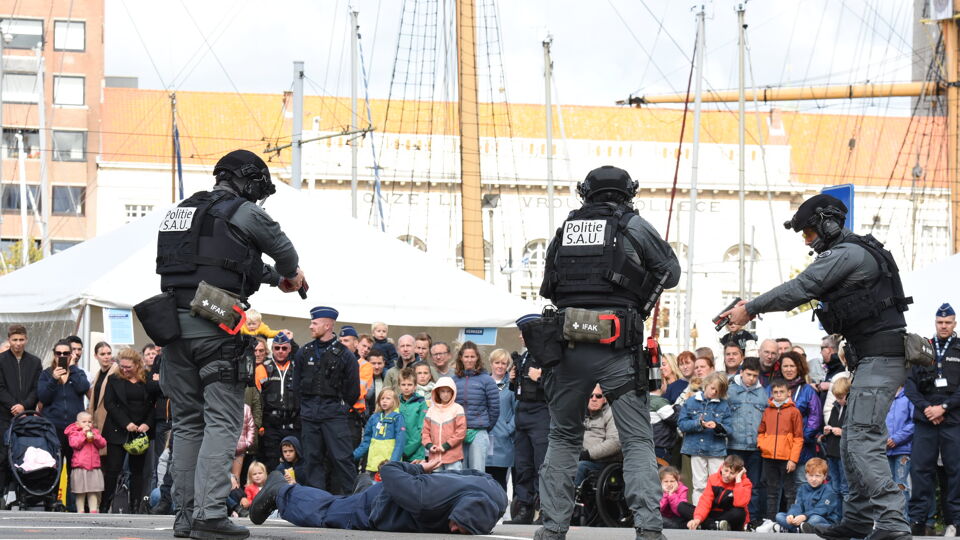 Politie Oostende organiseert eerste politiedag in 25 jaar | VRT NWS: nieuws