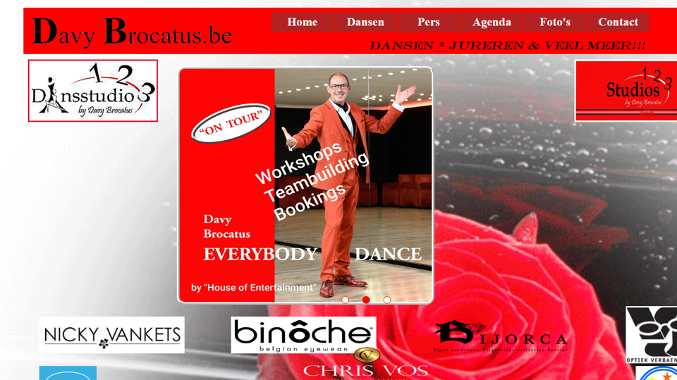 Website van danser Davy Brocatus wint "lelijkste website van België ...