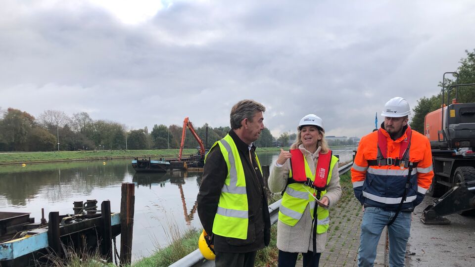 Baggerwerken aan Watersportbaan in Gent gestart, 30.000 kubieke meter ...