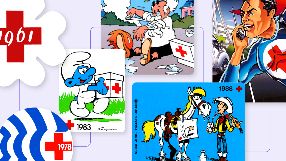 Na meer dan 60 jaar verdwijnen de iconische Rode Kruisstickers, bekijk ...