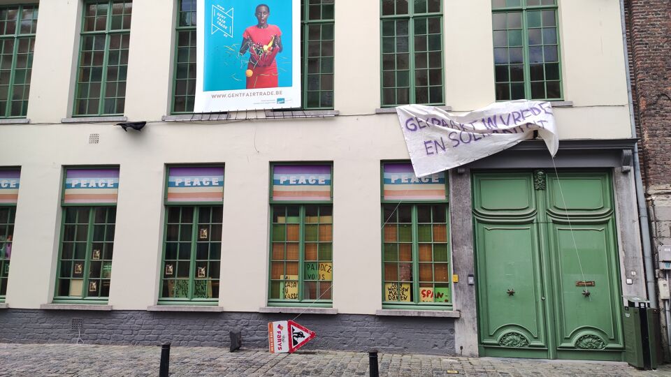 Vredeshuis in Gent niet verkocht en omgevormd tot kunstatelier | VRT NWS: nieuws