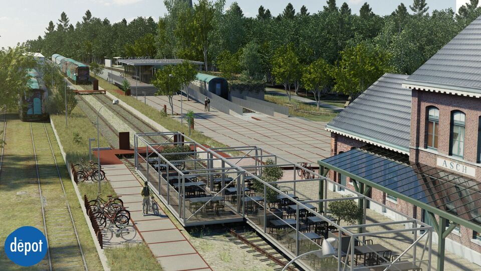 Toegangspoort Station As krijgt duidelijk toeristisch onthaal en ...