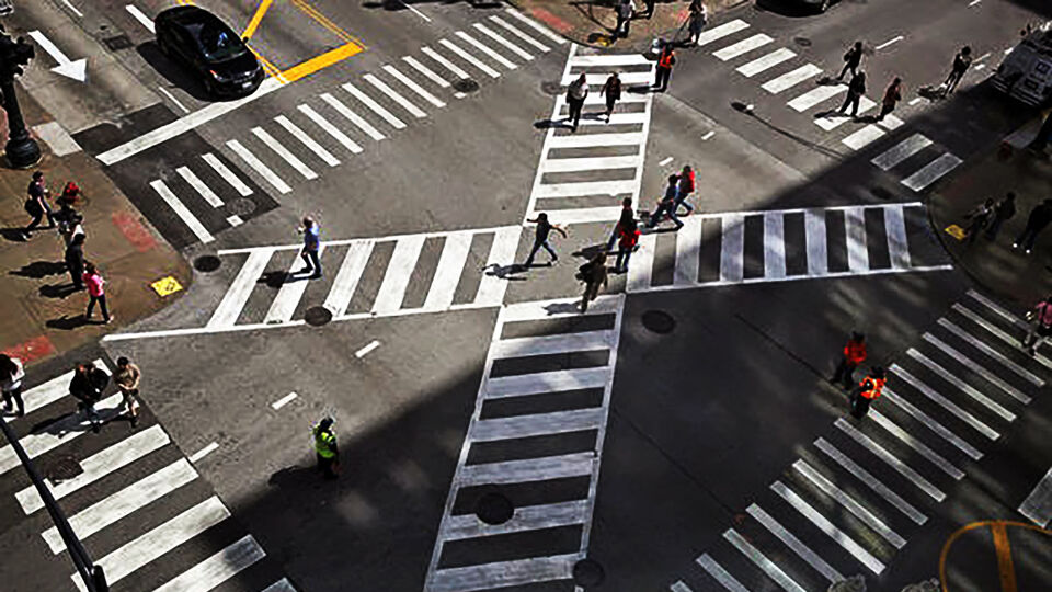 Brussels Gewest wil diagonale zebrapaden | VRT NWS: nieuws